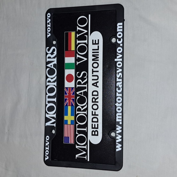 volvo | Other | Volvo License Plate Frame Motorcars Dealership Bedford ...